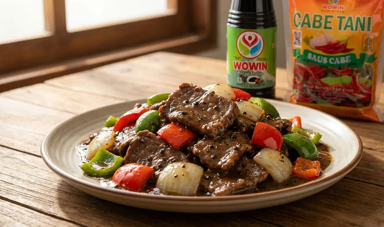 Resep Sapi Lada Hitam: Daging Empuk dan Rasa ala Kafe